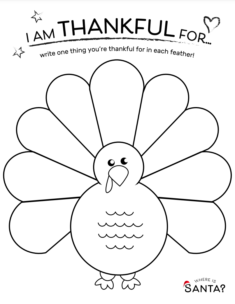 Thanksgiving Activity Sheet for Kids: Teach Gratitude with Coloring